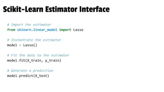 Yellowbrick: Steering machine learning with visual transformers | PDF