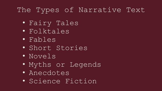 Narrative Text Structure and Features for Junior High School Students | PPT