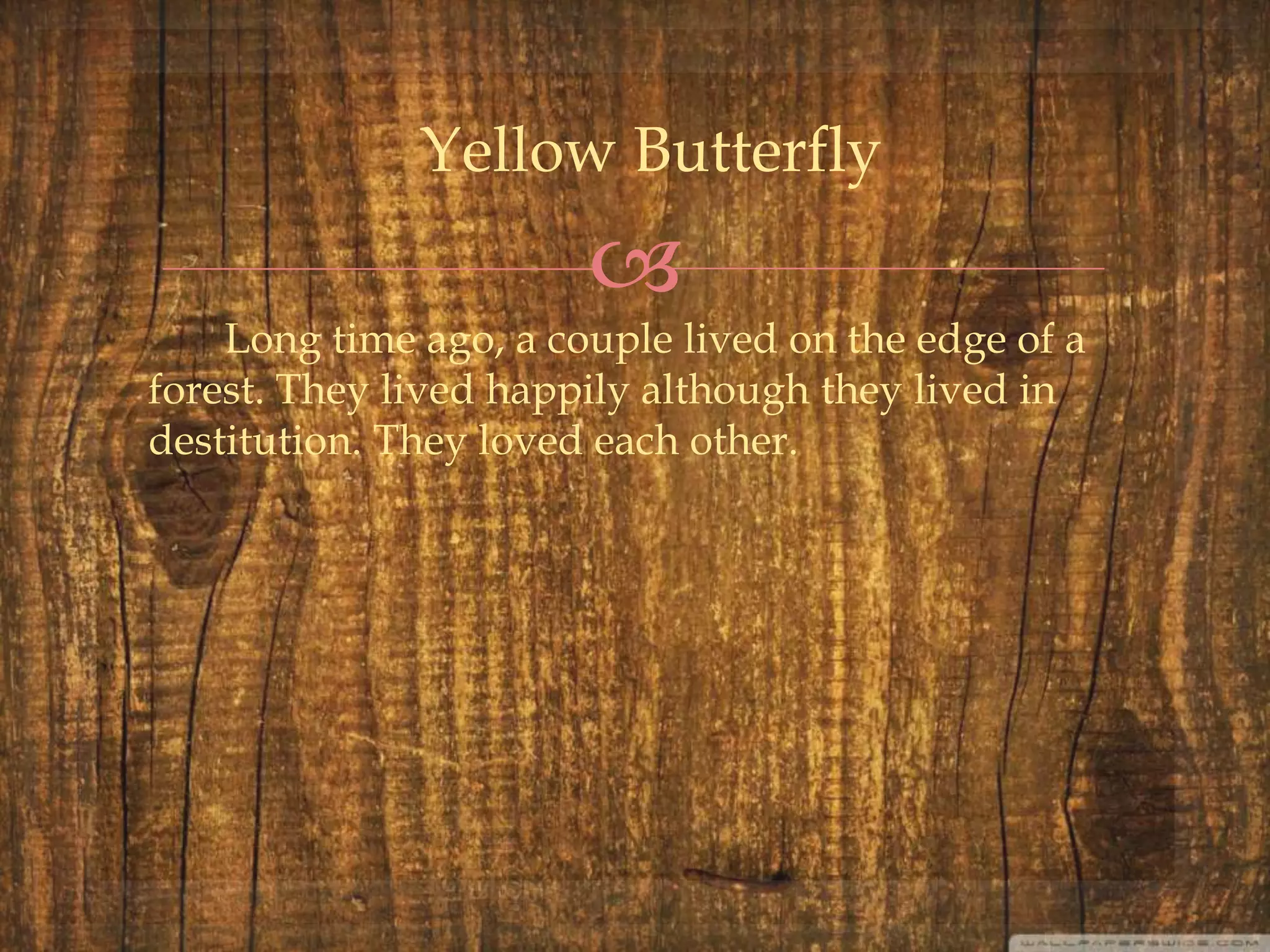Yellow butterfly | PPTX