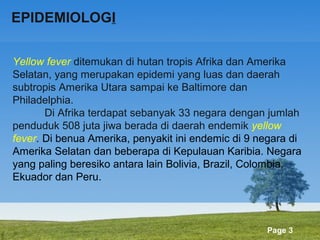 Yellow fever | PPT