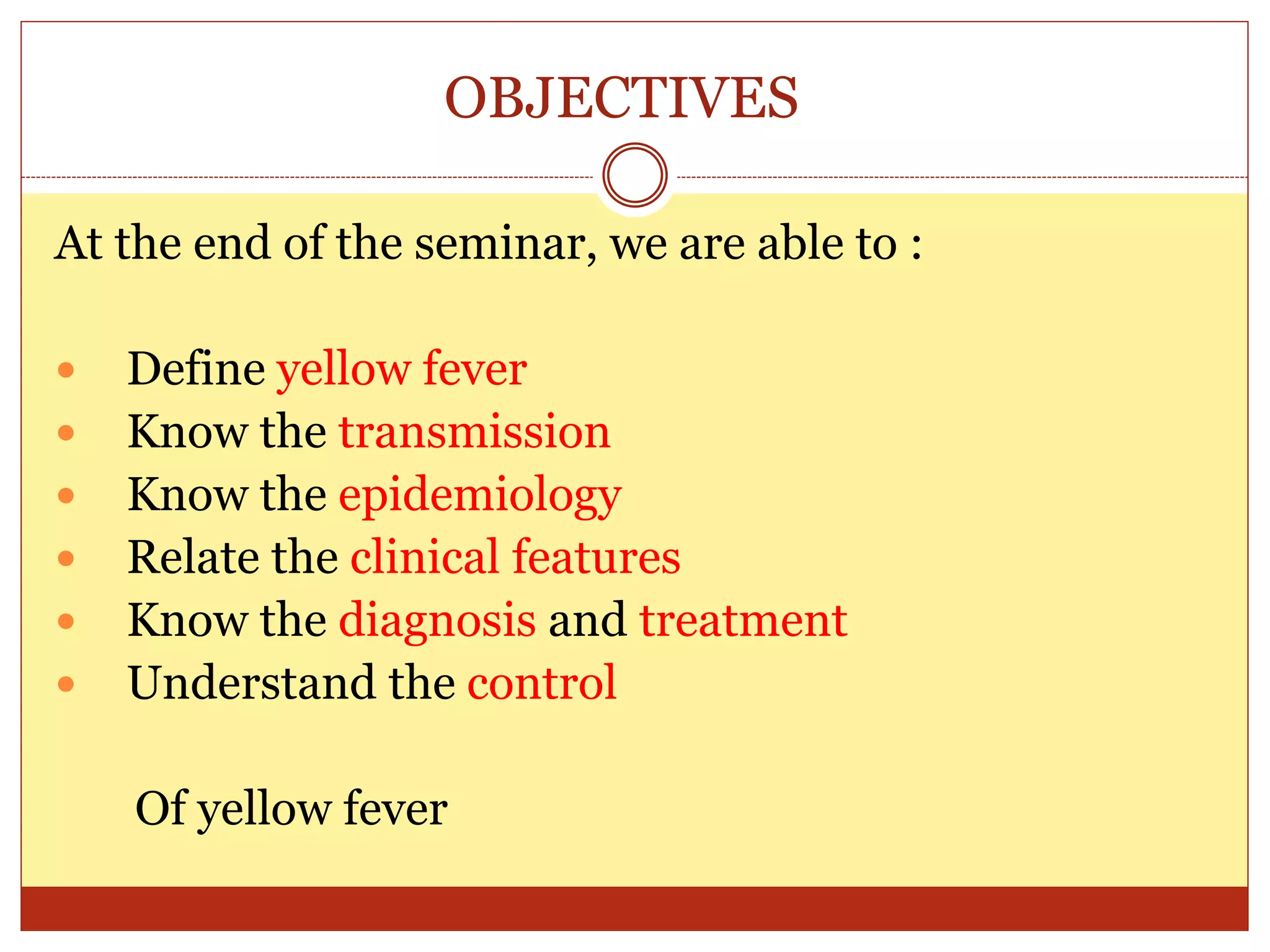 Yellow fever | PPTX