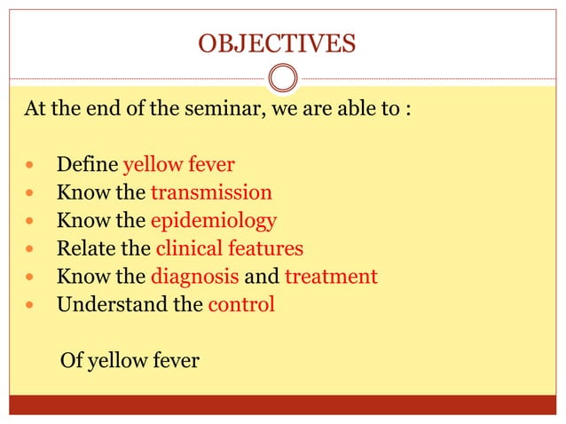 Yellow fever | PPTX