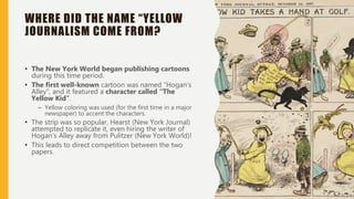 Yellow journalism 2018 | PPTX