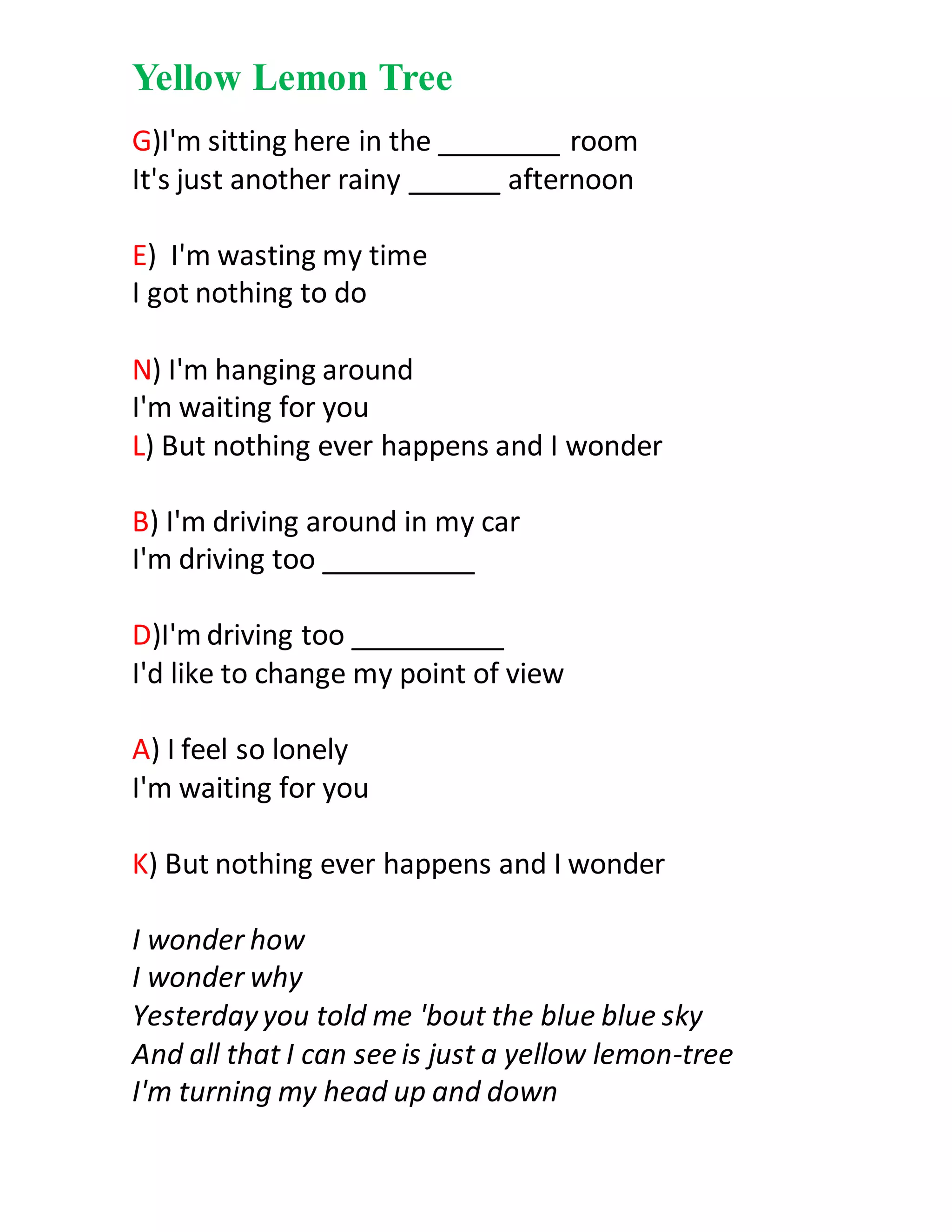 Yellow lemon tree for adults | PDF