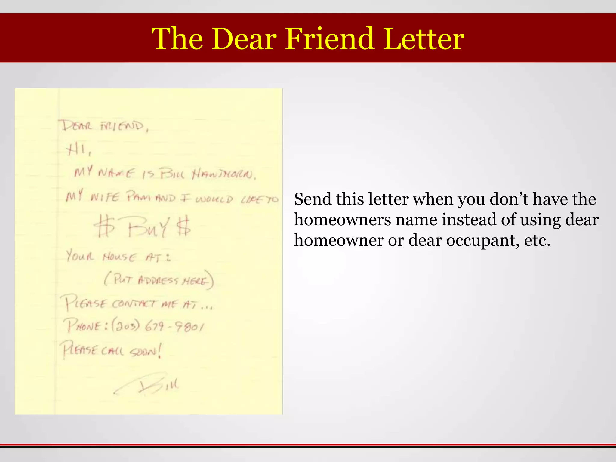 Yellow letter Manual Explanation | PPT