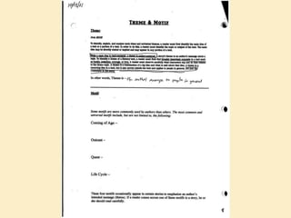 Yellow packet | PPTX | Fiction | Books and Literature