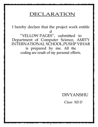 Yellow pages | PDF