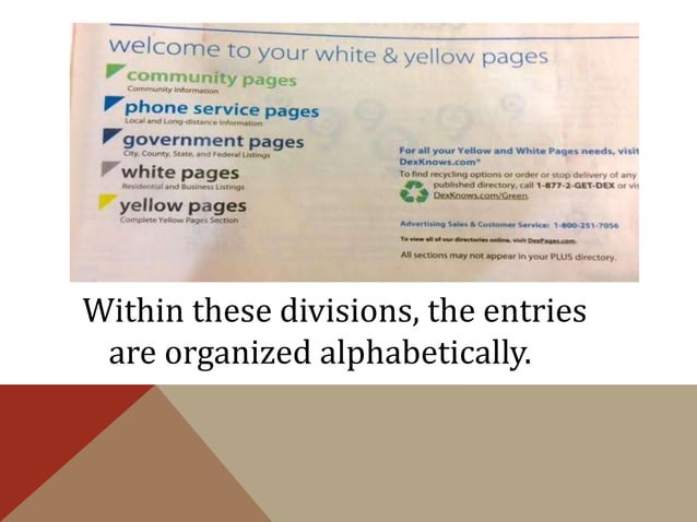 Yellow Pages: A Ready Reference Presentation | PPTX | Desktop ...