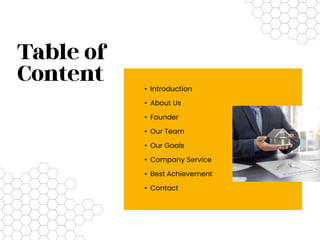 Yellow Simple Modern Professional Business Company Portfolio ...
