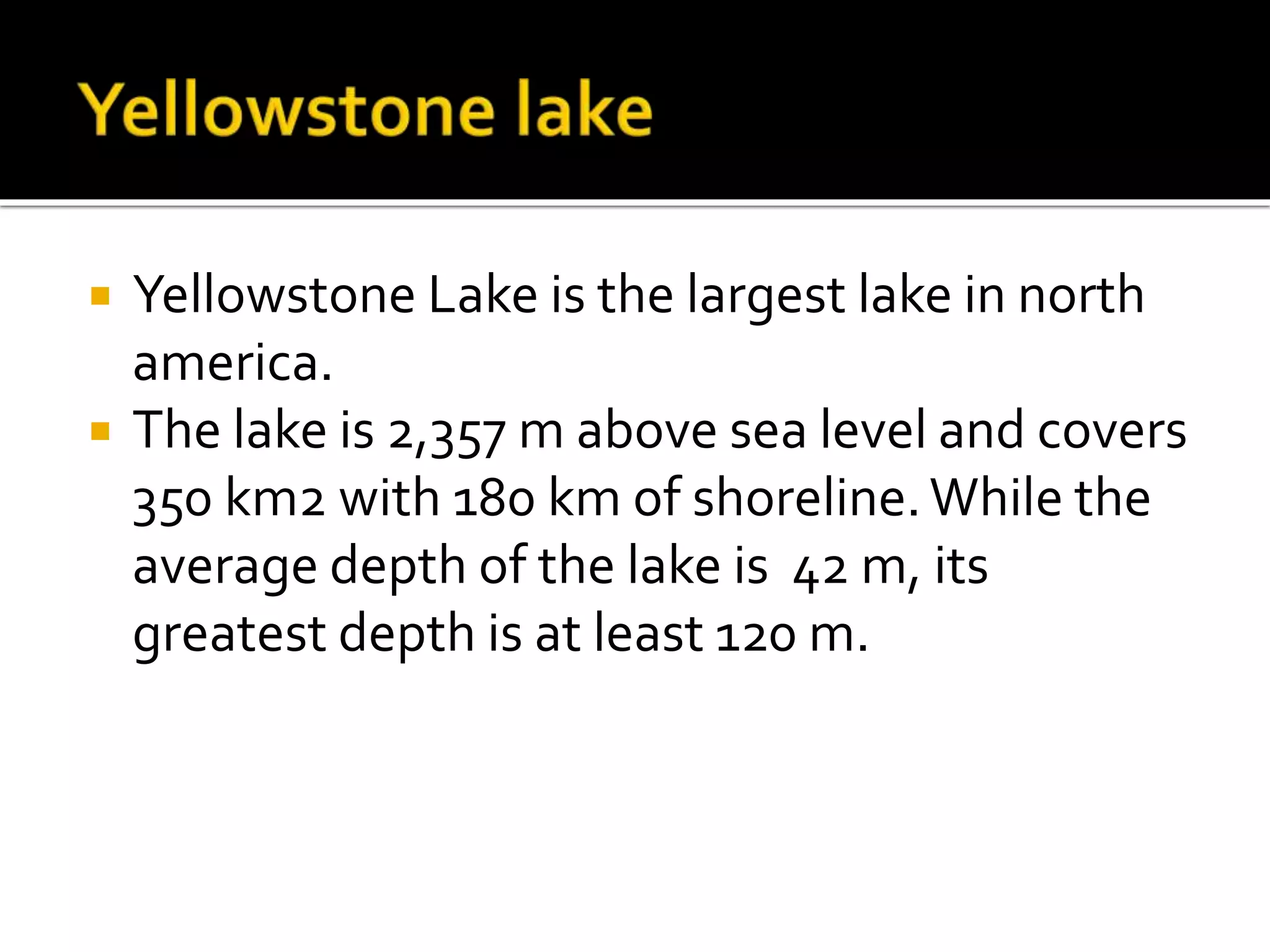 Yellowstone national park | PPTX