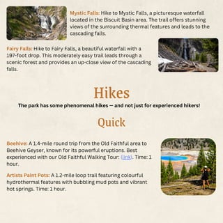Yellowstone National Park trip planner | PDF