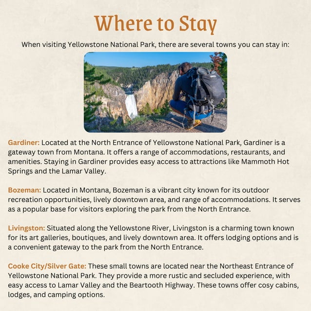 Yellowstone National Park trip planner | PDF