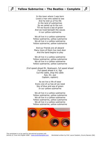 Yellowsubmarine | PDF