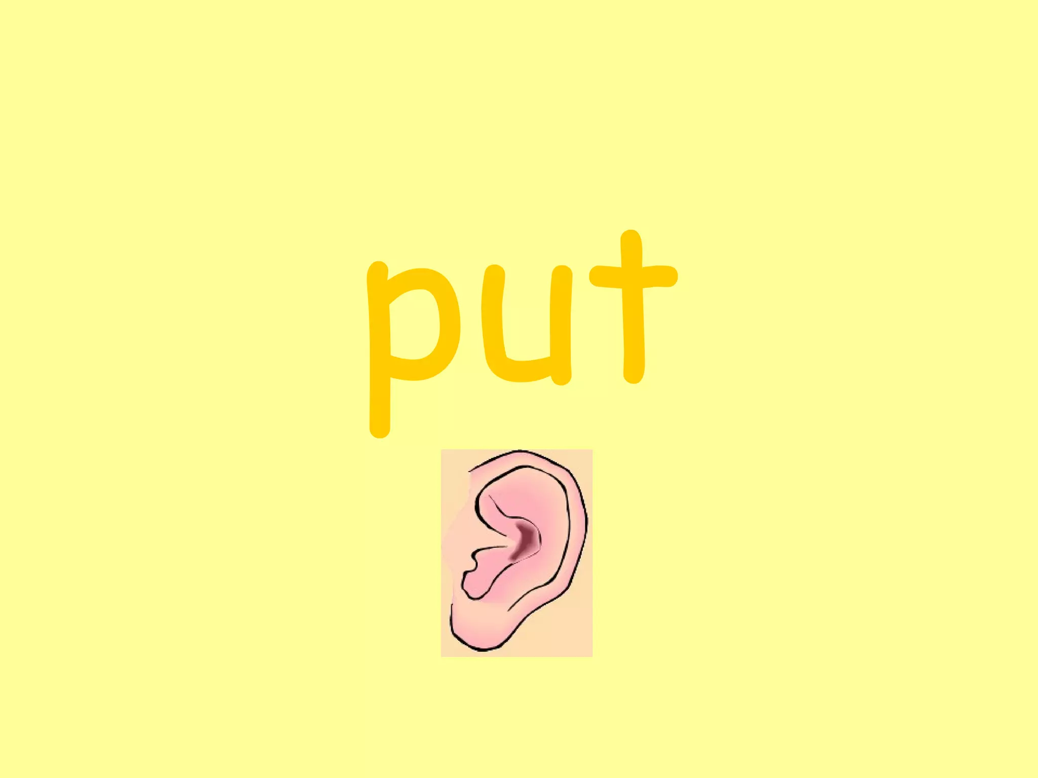 Yellow Words With Sounds | PPT
