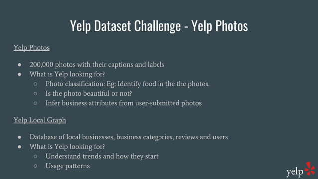 Yelp Presentation | PPT