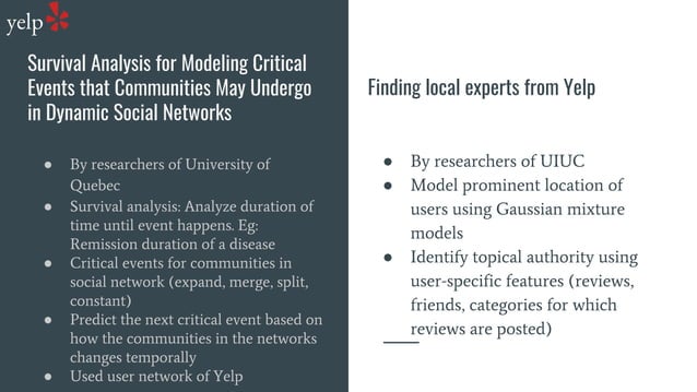 Yelp Presentation | PPT