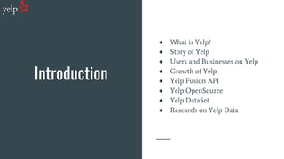 Yelp Presentation | PPT