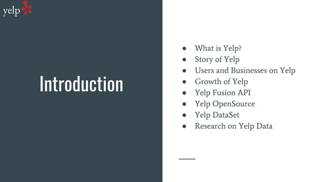 Yelp Presentation | PPT