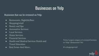 Yelp Presentation | PDF
