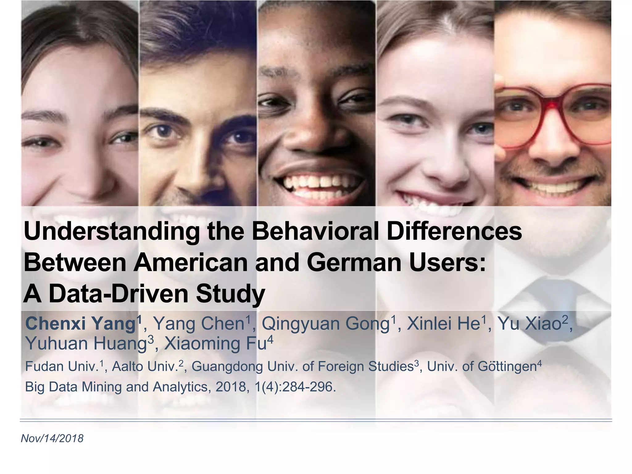 Understanding the Behavioral Differences Between American and German Users: A Data-Driven Study ...