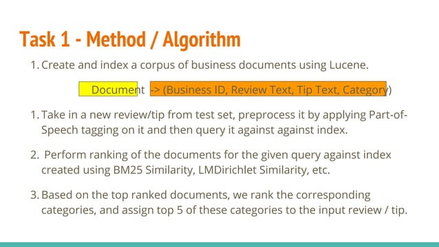 Yelp dataset challenge | PPTX