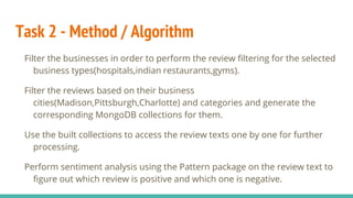 Yelp dataset challenge | PPT