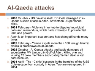 Yemen conflict Timeline | PPTX