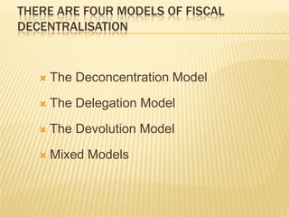Yemen:Choosing a model of fiscal decentralisation | PDF