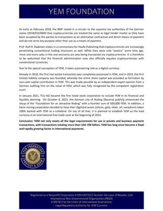 YEM Foundation Status (English) | PDF