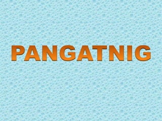 PANGATNIG | PPTX