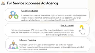 Yengage Japanese Ad Agency Credential And Case Studies | PPT