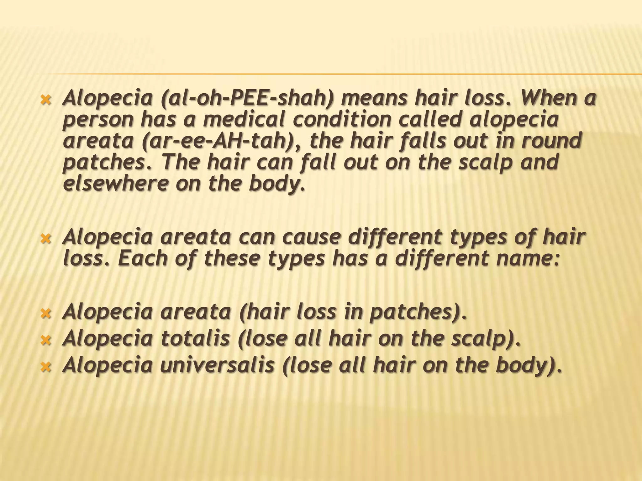 The Best Alopecia Treatment | PPTX