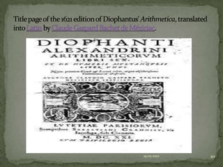 History of Number Theory | PPTX