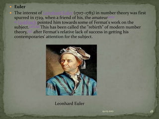 History of Number Theory | PPTX