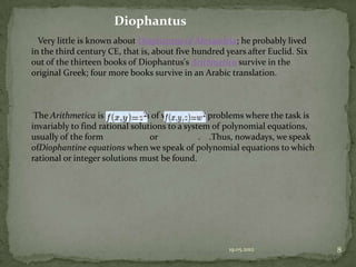 History of Number Theory | PPTX