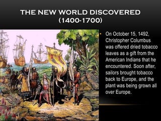 History of Smoking | PPTX