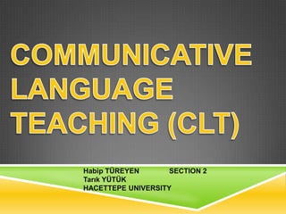 COMMUNICATIVE LANGUAGE TEACHING | PPTX