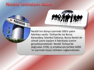 NESTLE (PAZARLAMA İLETİŞİM UNSURLARI) | PPTX