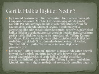 Gerilla Halkla İlişkiler Kampanyası | PPTX