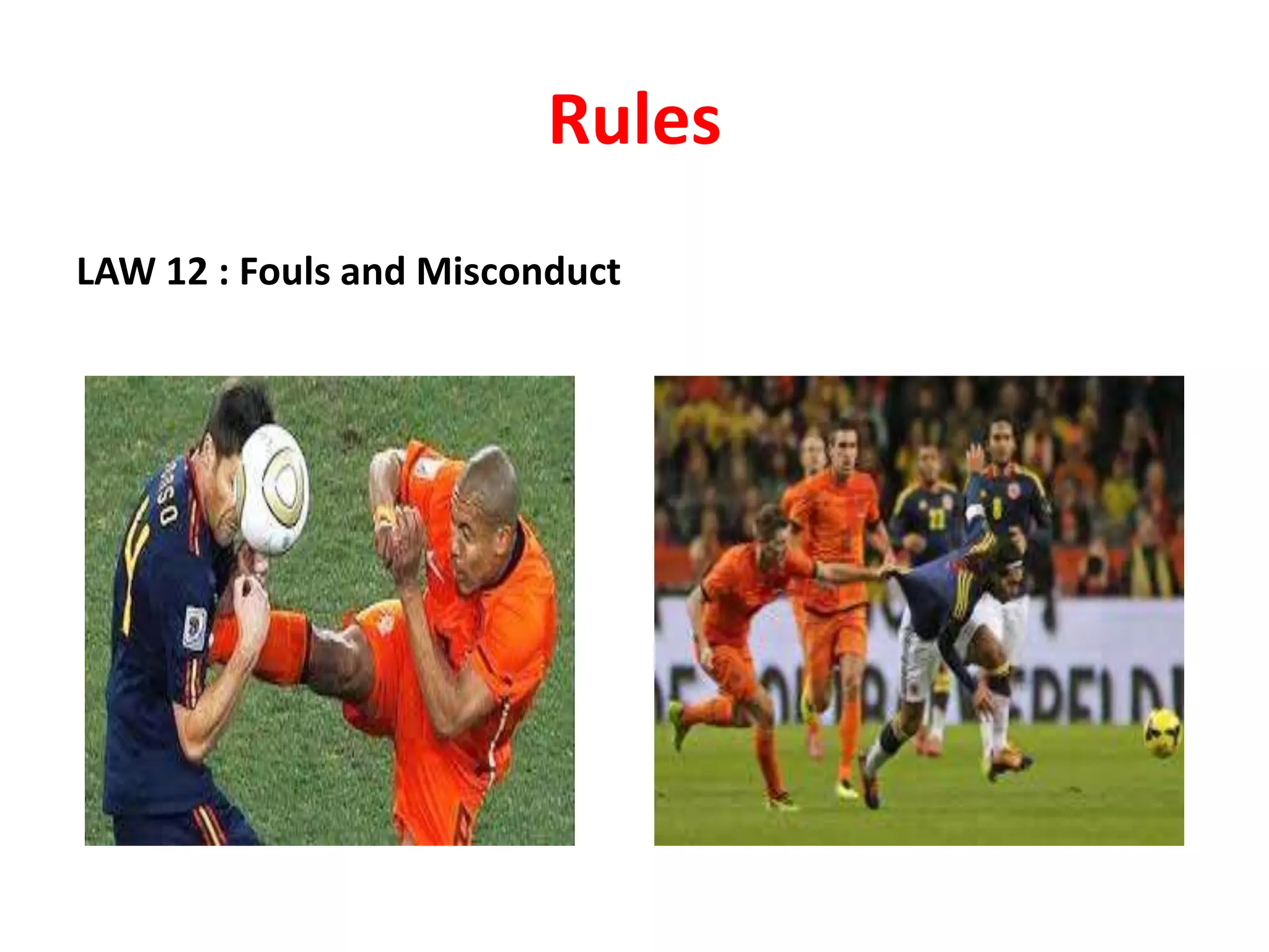 17 Basic Rules Of Soccer PPTX