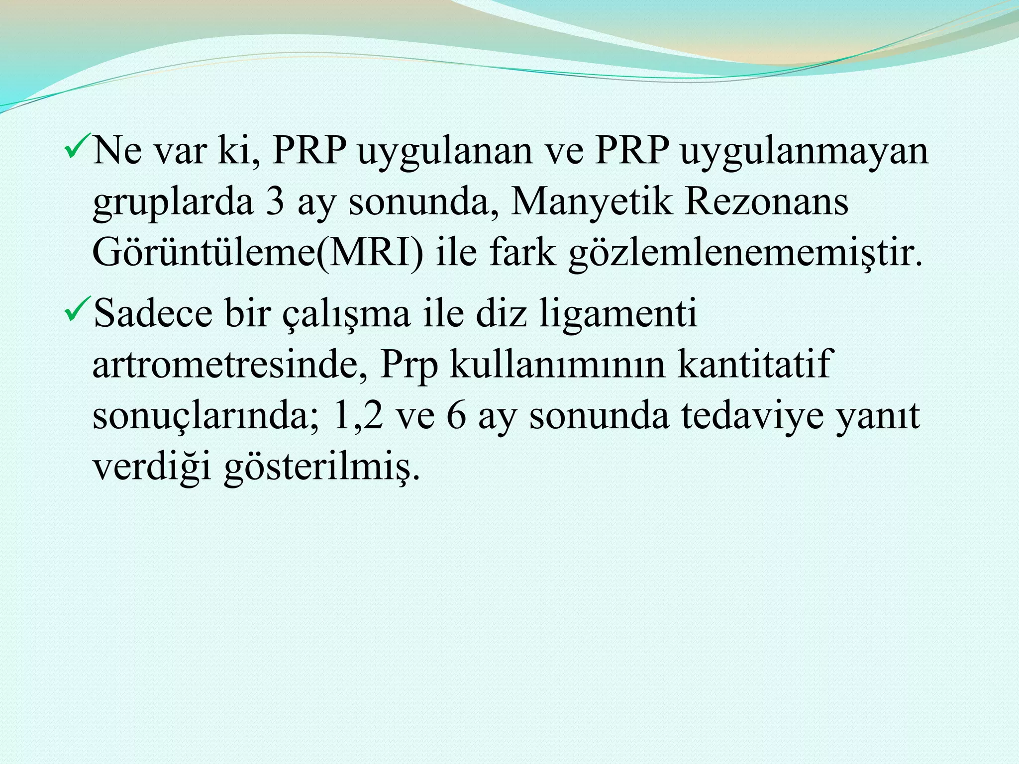 Platelet Rich Plasma "PRP" Tekniği ve Kullanım Alanları | PPTX