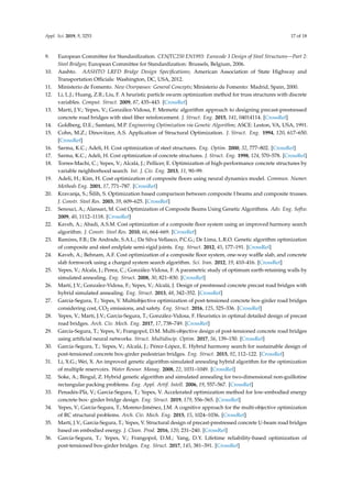 Heuristic Techniques for the Design of Steel-Concrete Composite Pedestrian Bridges | PDF
