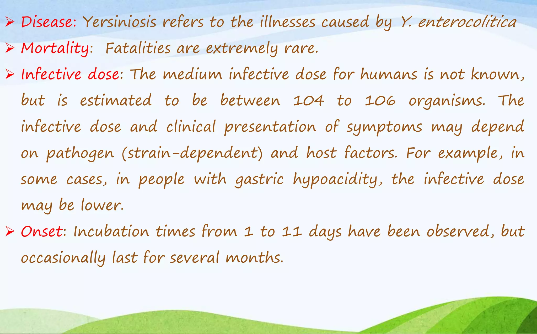 Yersinia entero | PPTX
