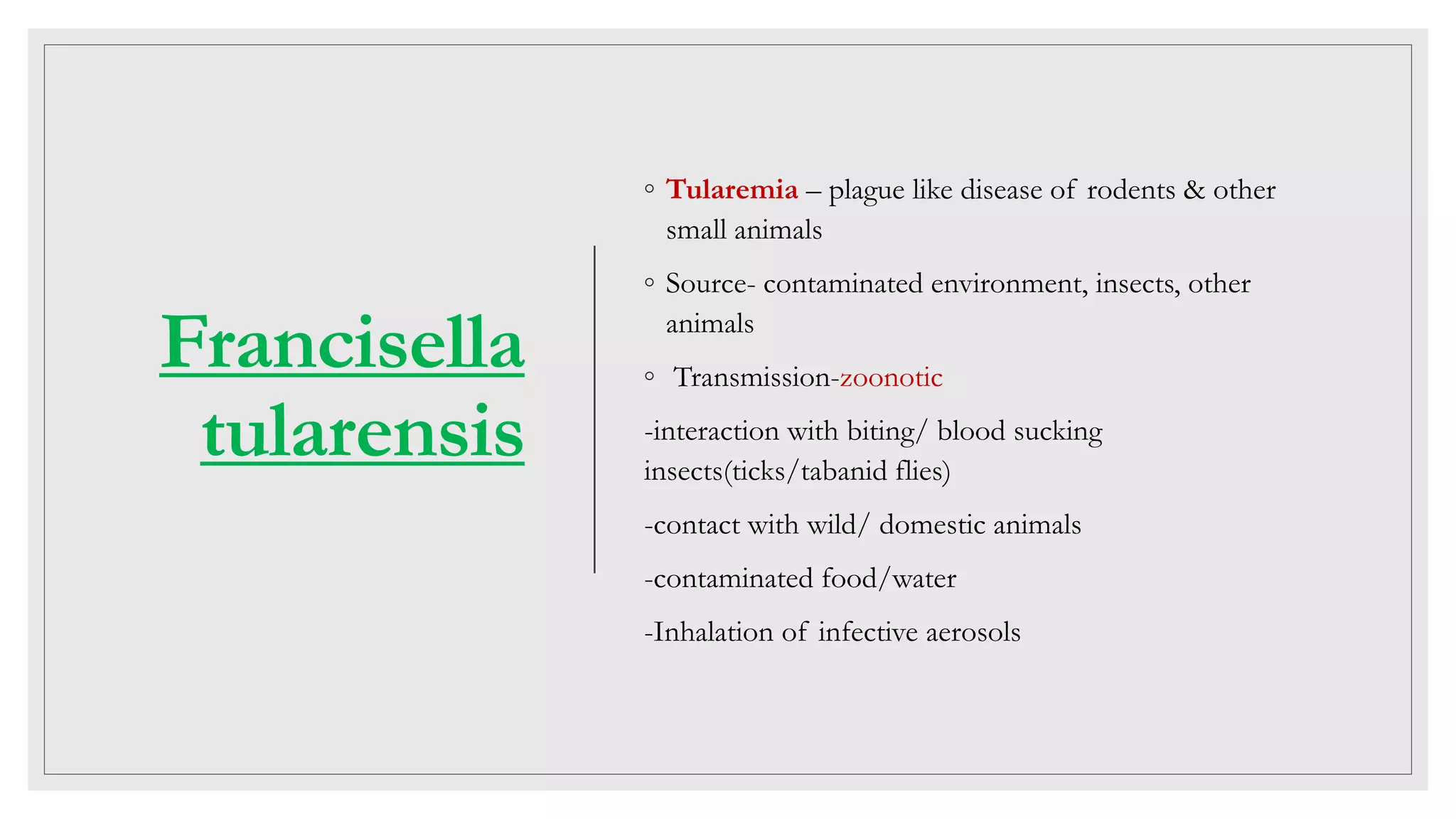 Yersinia,Pasteurella,Francisella | PPTX