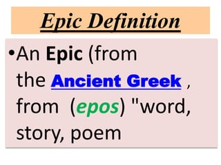 The Epic (with Indarapatra & Sulayman) | PPTX