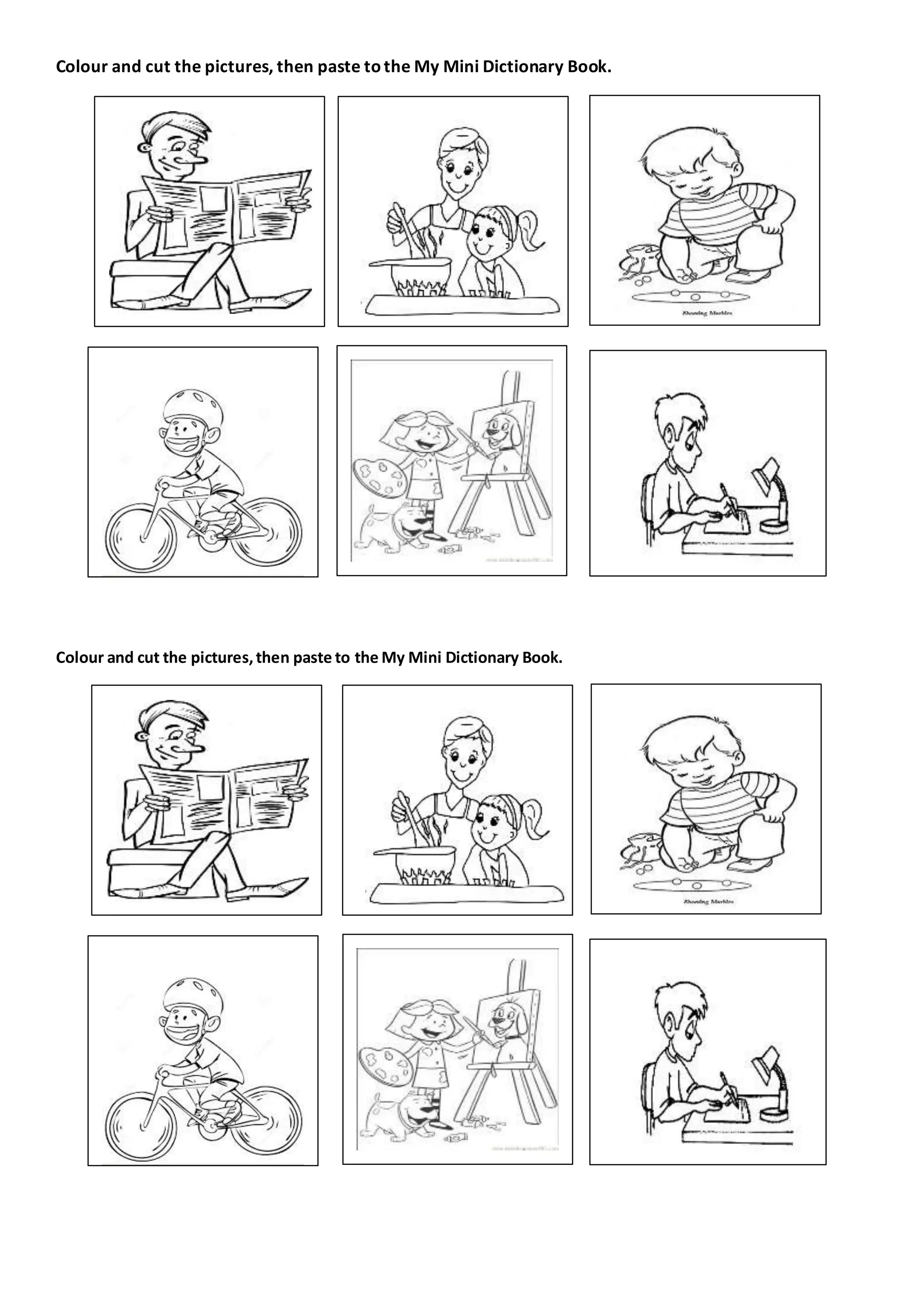 Daily Activities Pictures for Kids | PDF