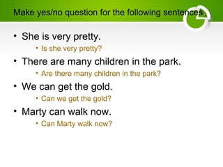 Yes no presentation | PPT