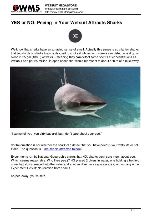 Shark Pee
