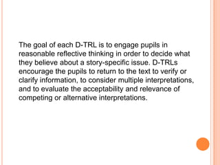 Dialogical-Thinking Reading Lesson | PPTX | Educational Assessment ...