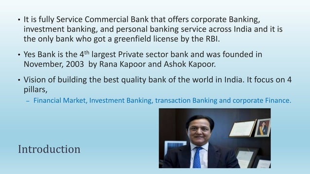 Yes bank | PPT